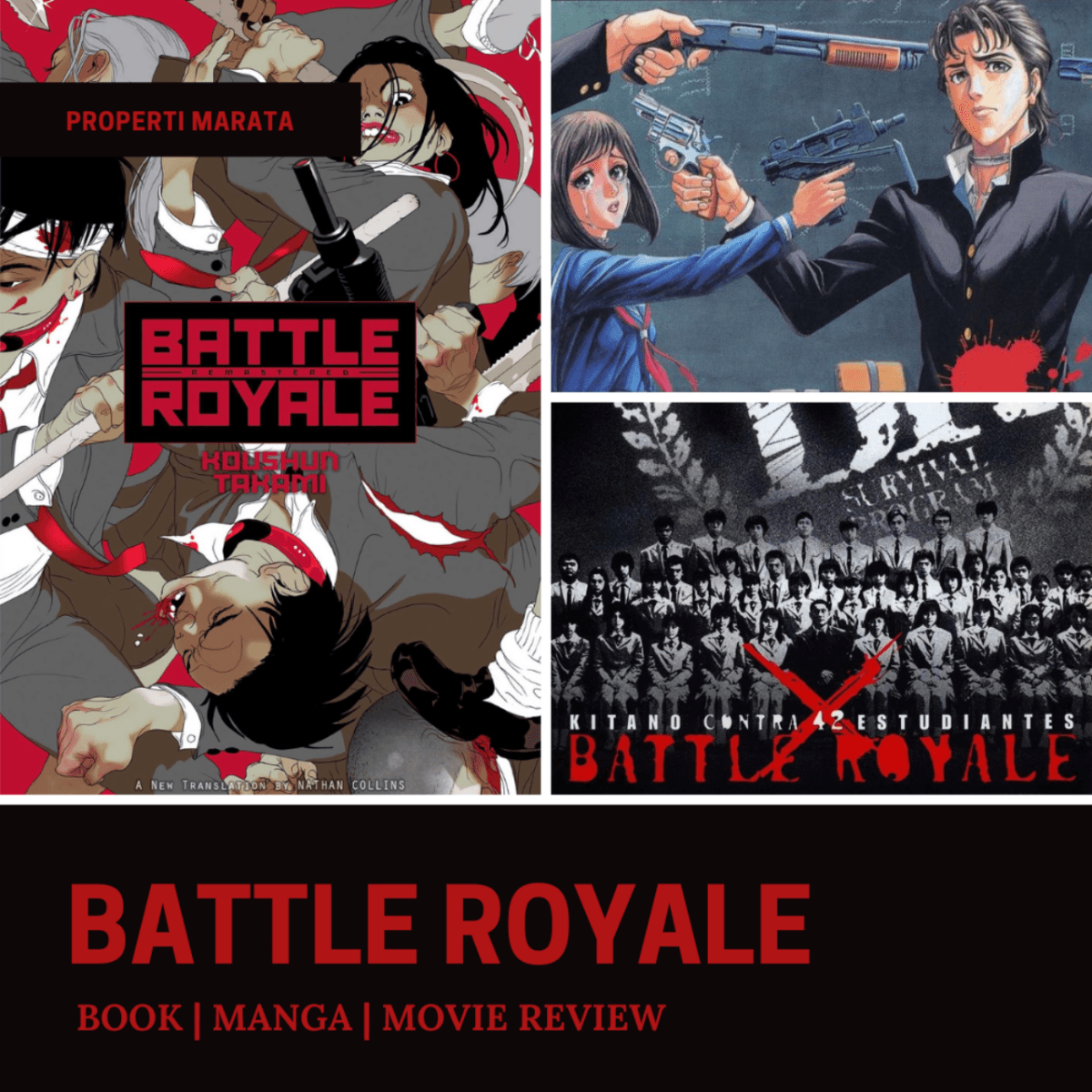 [Review Buku, Manga & Film] Battle Royale, Dystopia Klasik dari Koushun ...
